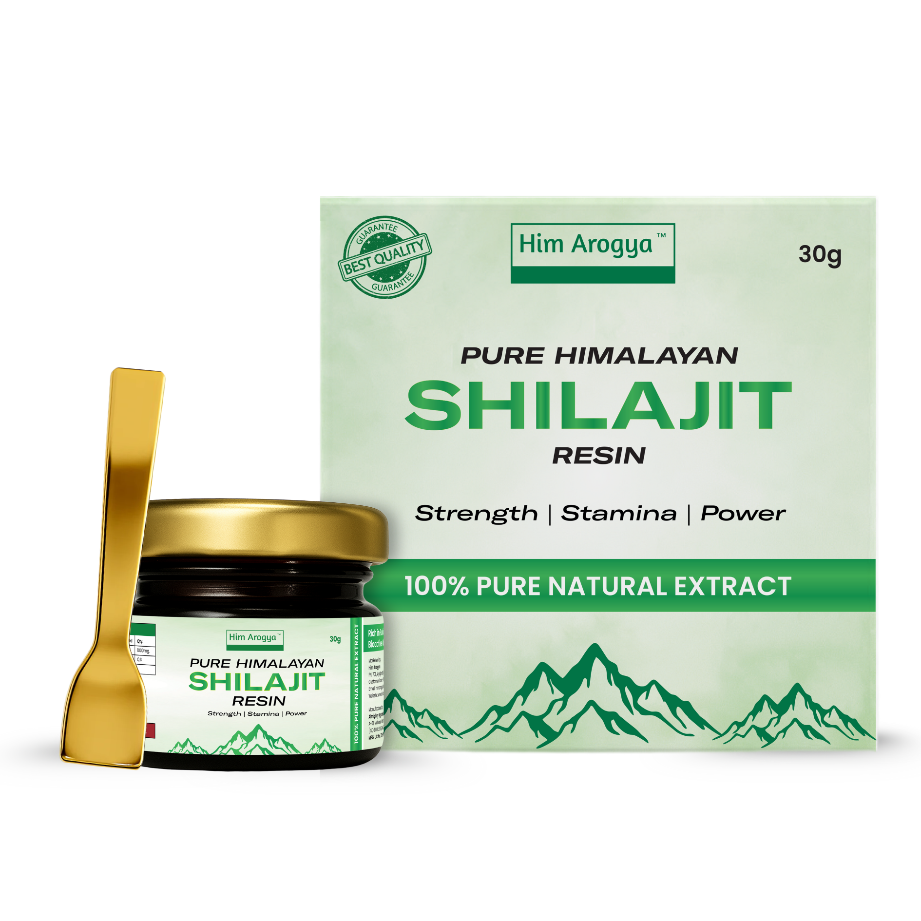 Himalayan Shilajit Resin | Daily Strength & Power – Him Arogya